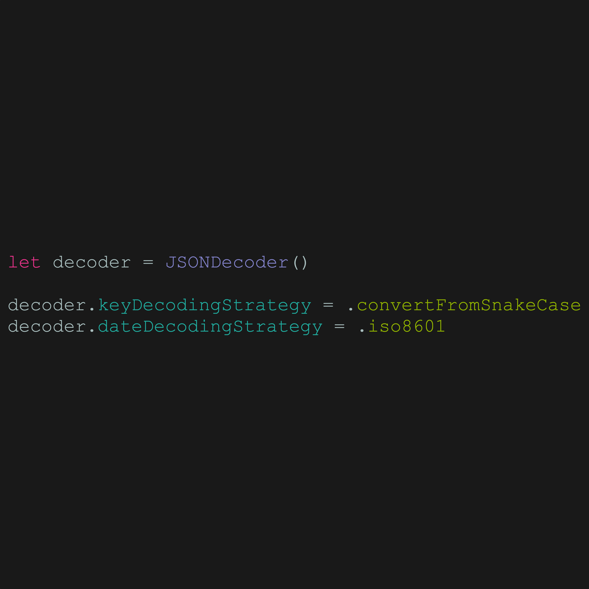 Customize Codables Logic - Chapter 1: Coder Options