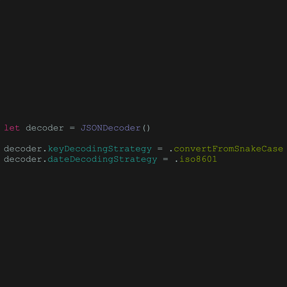 Customize Codables Logic Chapter 1 Coder Options